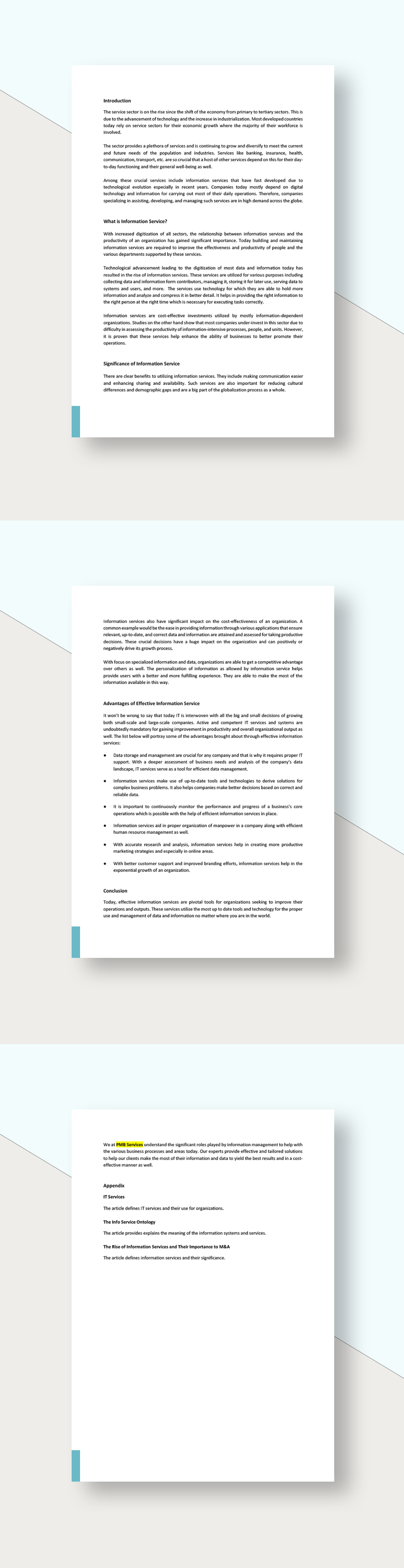Information Service White Paper Template - Google Docs, Word | Template.net