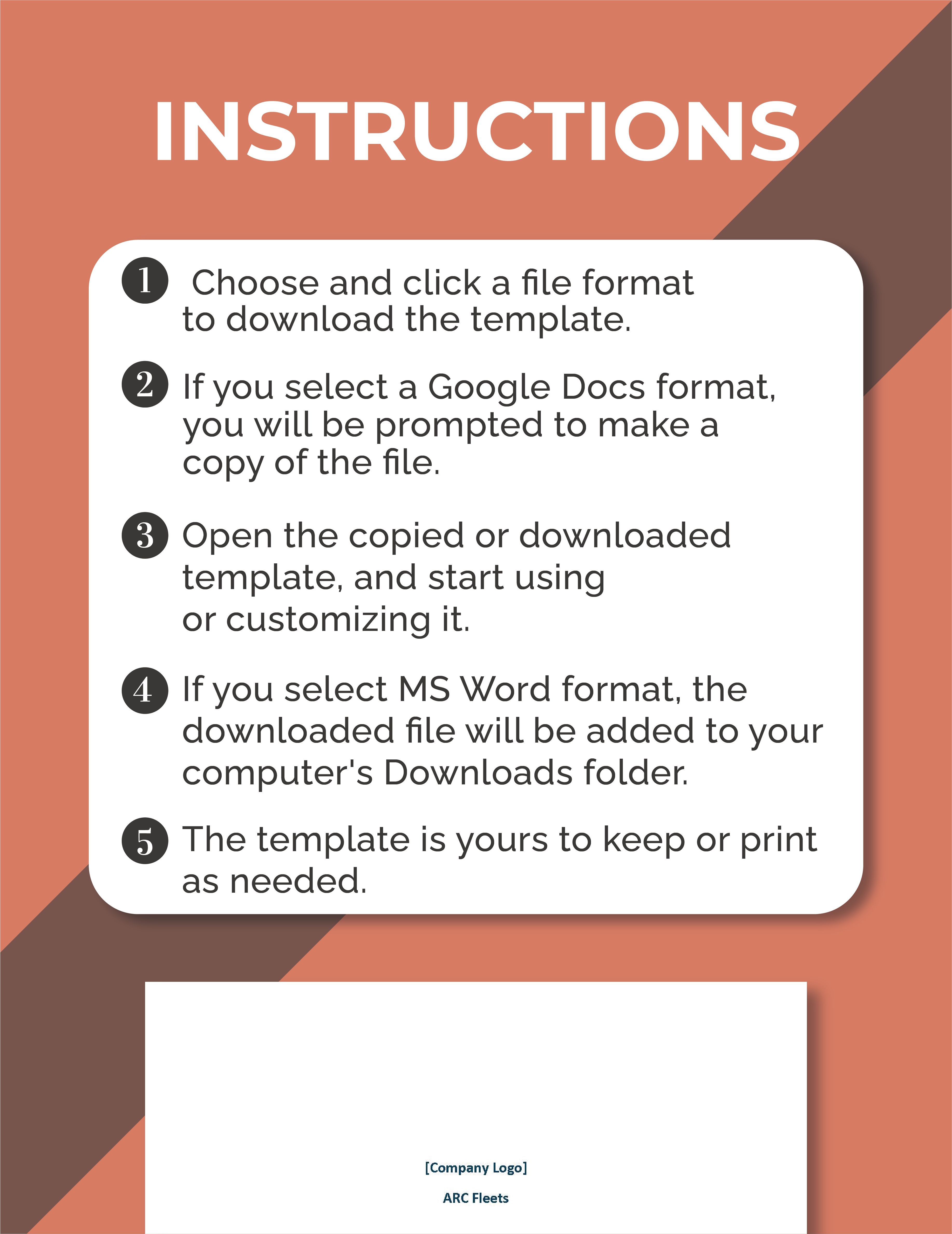 Fleet Management Proposal Template - Google Docs, Word, Apple Pages ...