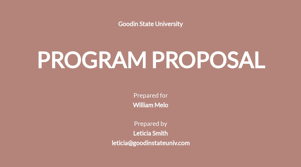 8+ Program Proposal Apple Pages Templates - Free Downloads | Template.net