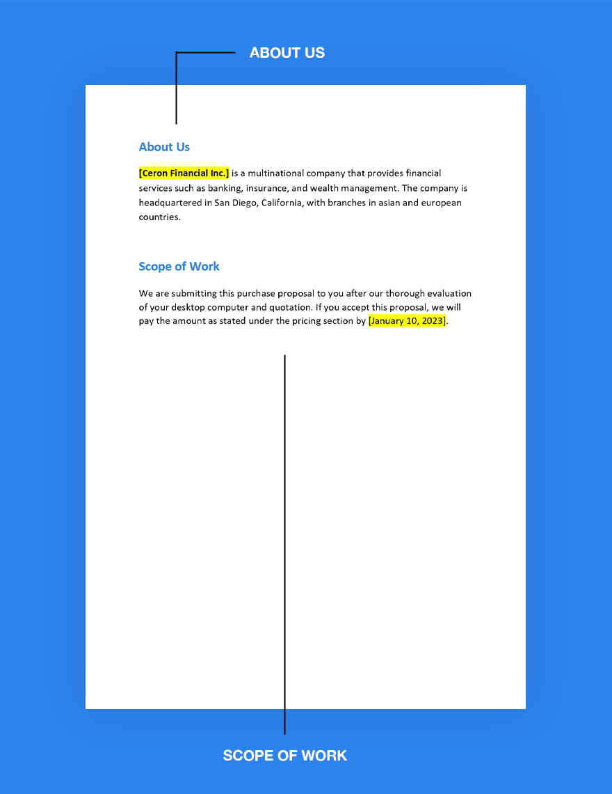 Computer Purchase Proposal Template - Google Docs, Word, Apple Pages ...