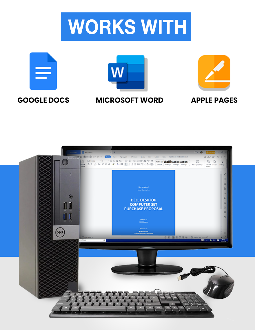 Computer Purchase Proposal Template - Google Docs, Word, Apple Pages ...