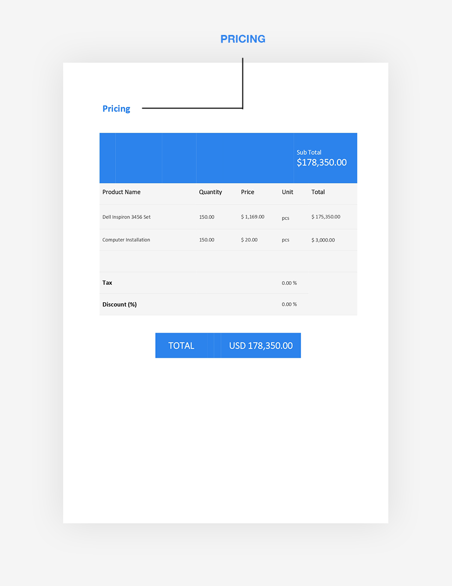 Computer Purchase Proposal Template - Google Docs, Word, Apple Pages ...