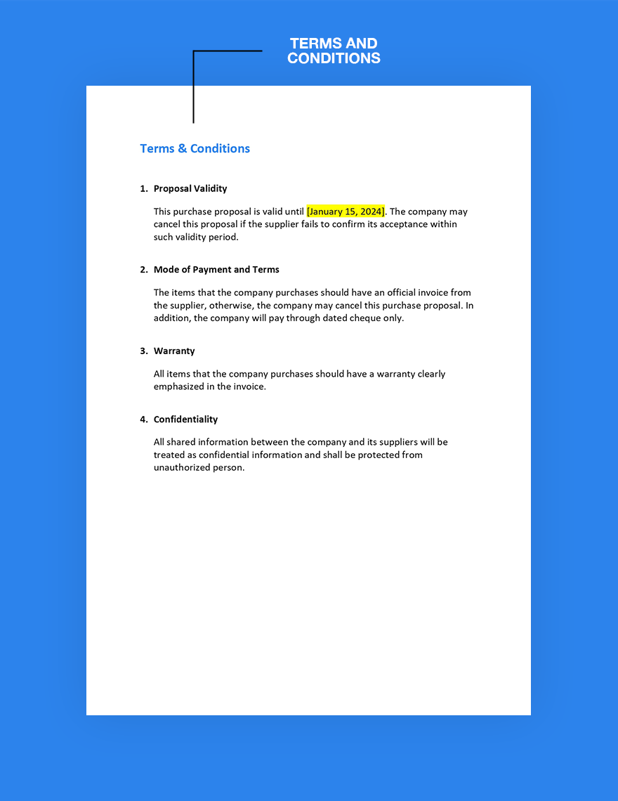Computer Purchase Proposal Template - Google Docs, Word, Apple Pages ...