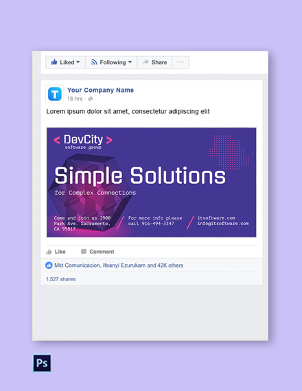 Software Instagram Post Template - Download in PSD | Template.net