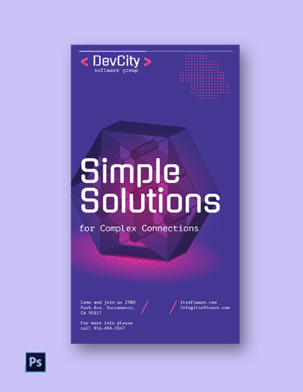 IT Software Instagram Post Template - PSD | Template.net