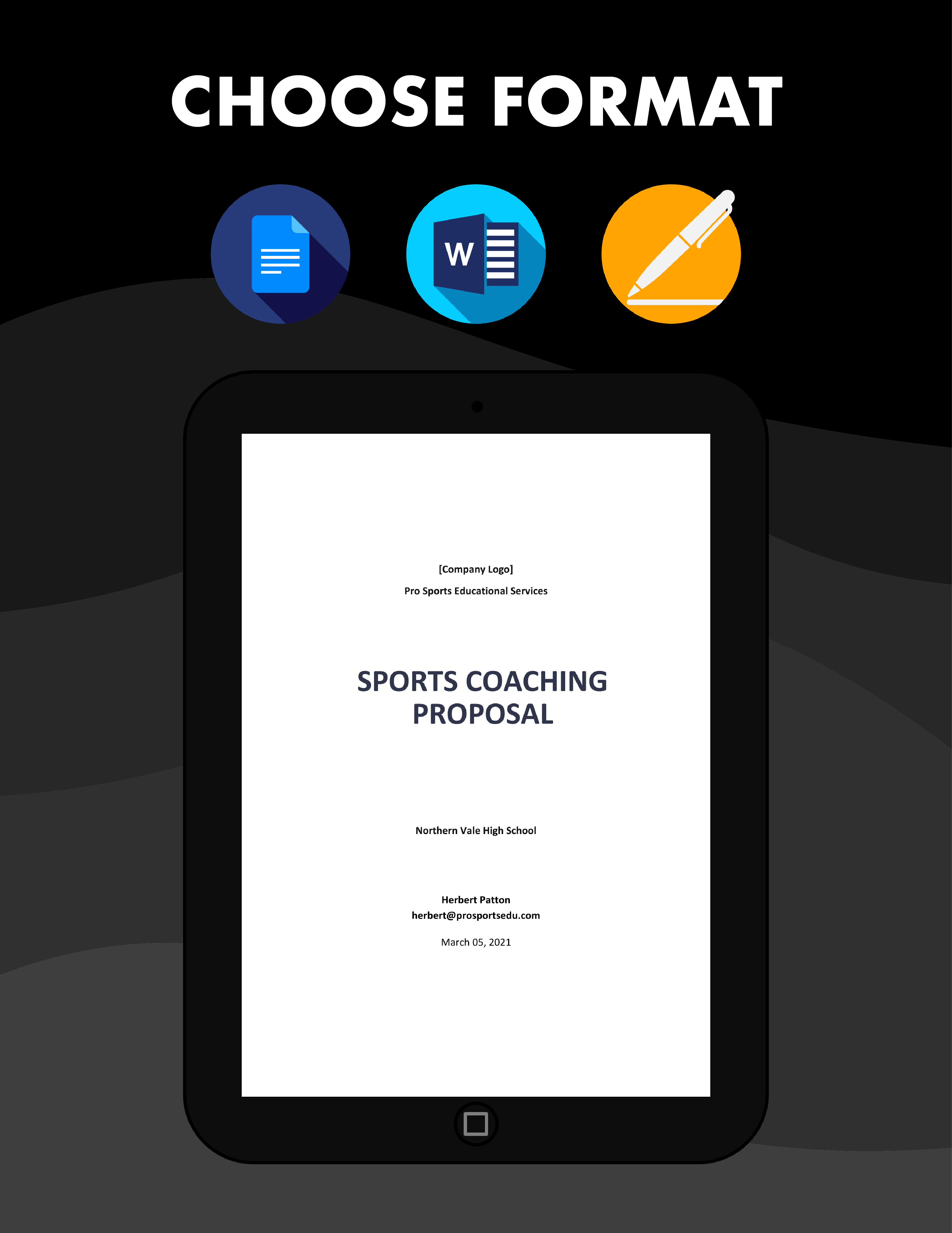 Sports Coaching Proposal Template - Google Docs, Word, Apple Pages ...