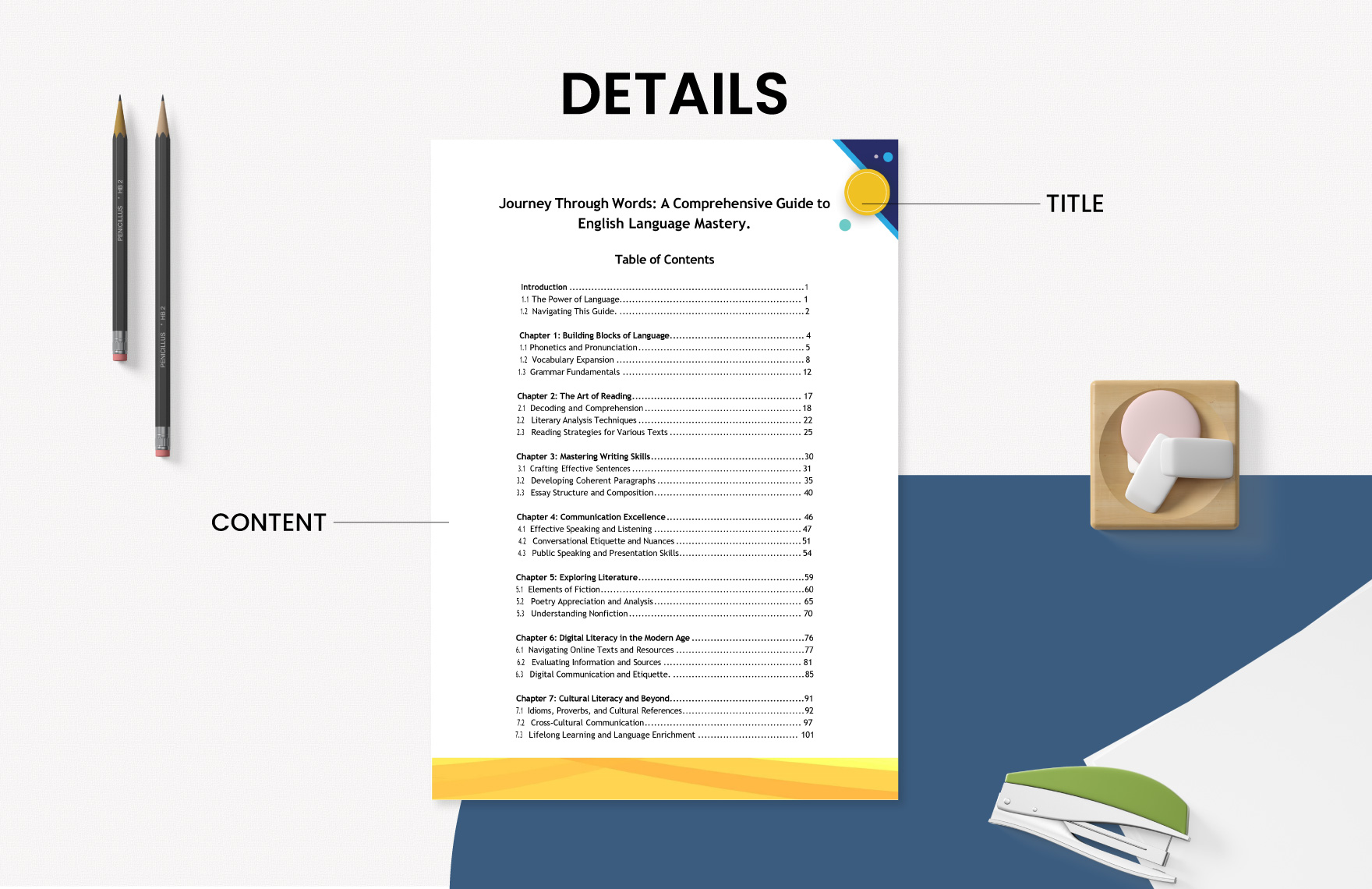 Book Table of Contents Template - Download in Word, Google Docs, PDF ...