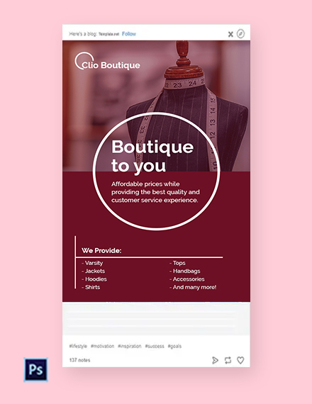Boutique Pamphlets Samples