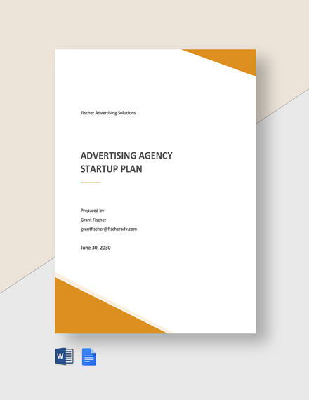 Free Sample Advertising Agency Business Plan Template - Google Docs ...