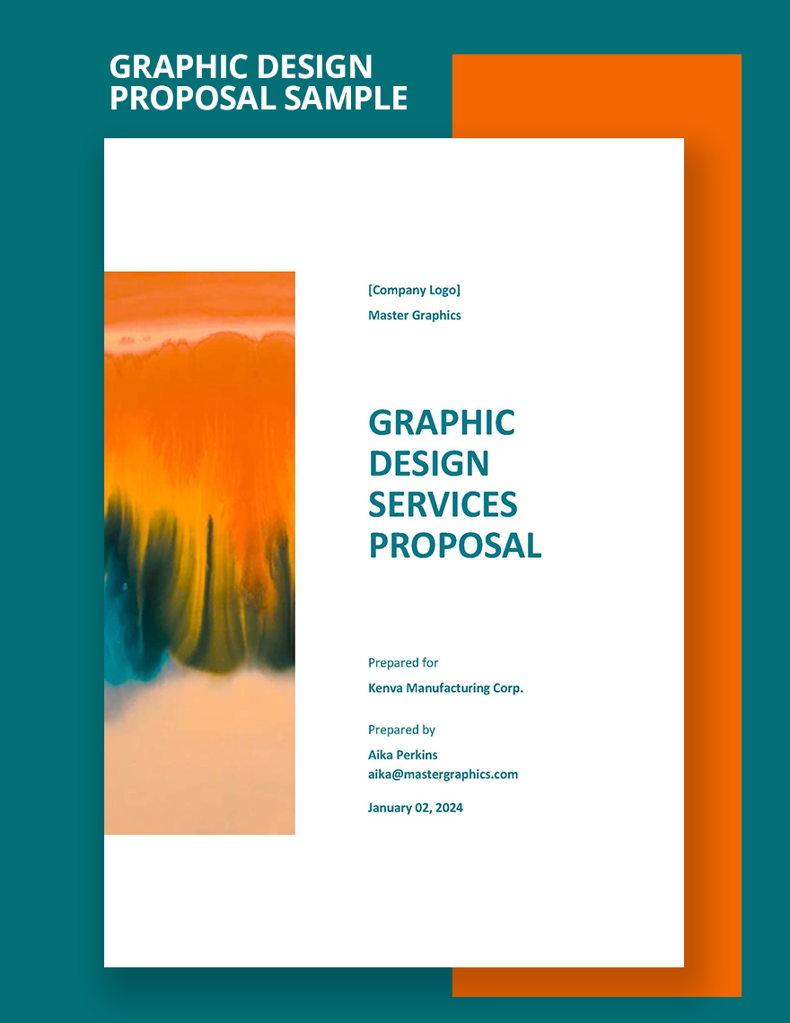 Graphic Design Proposal Templates In Apple Pages FREE Download