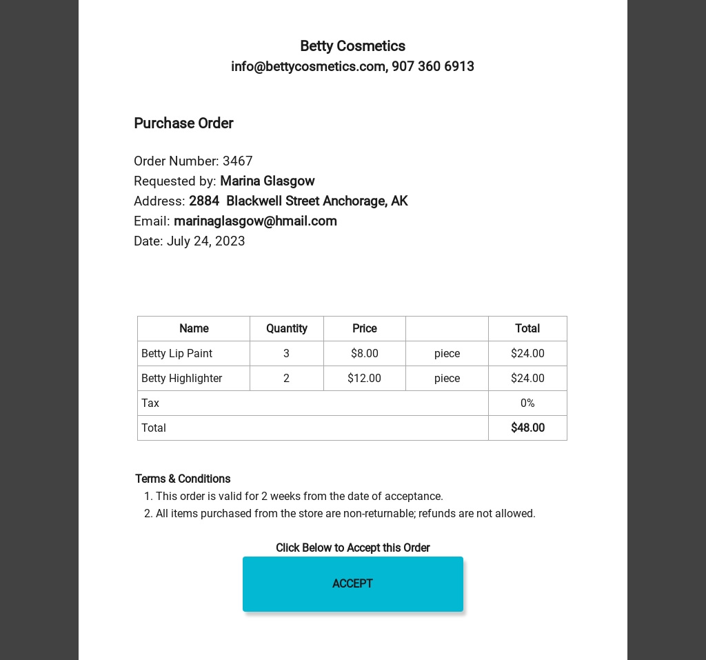 Free Customer Order Confirmation Template Pdf Word Doc Excel