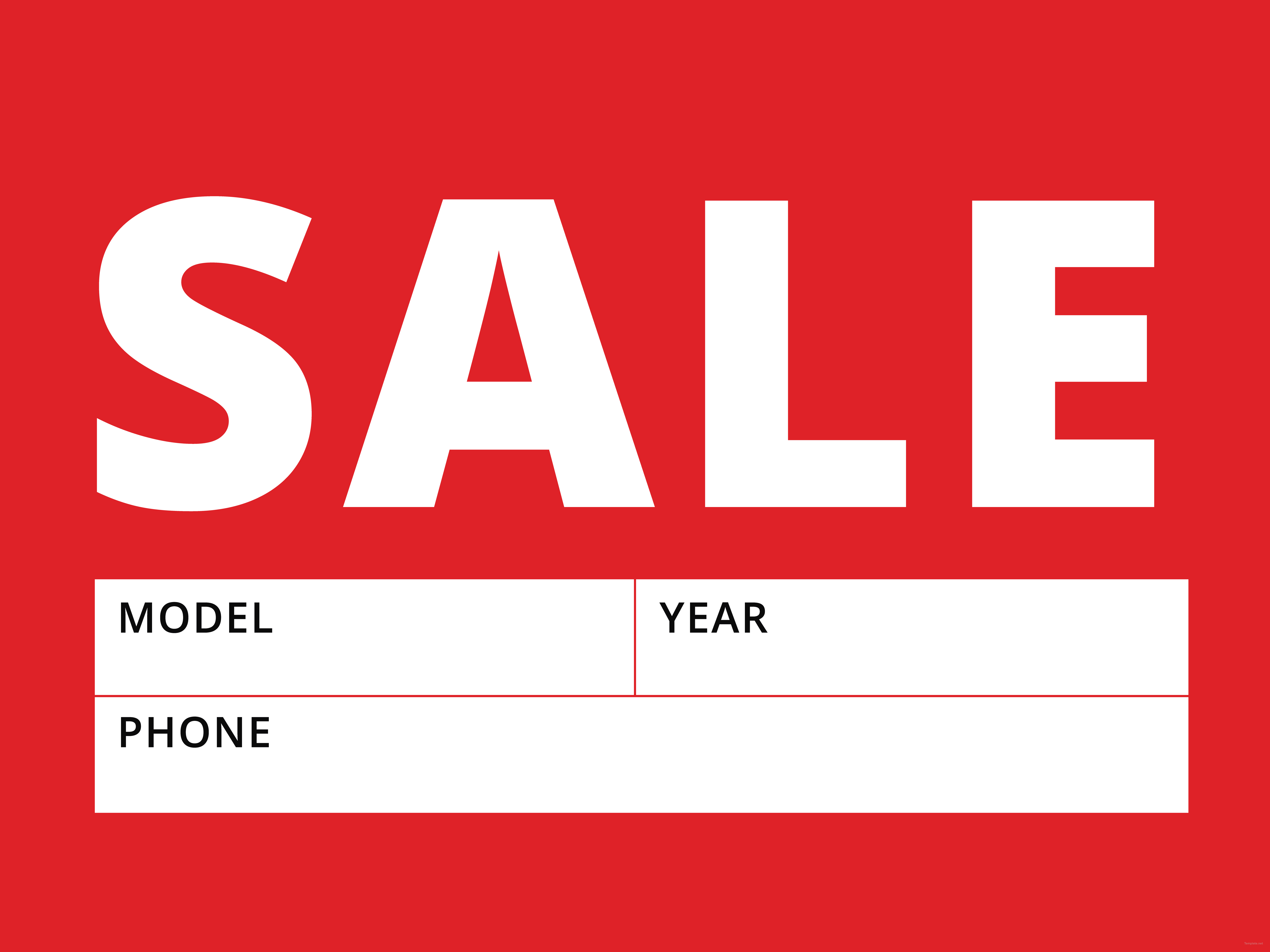 Printable Sale Sign