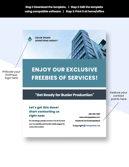 Free Sample Advertising Agency Flyer Template - Google Docs ...