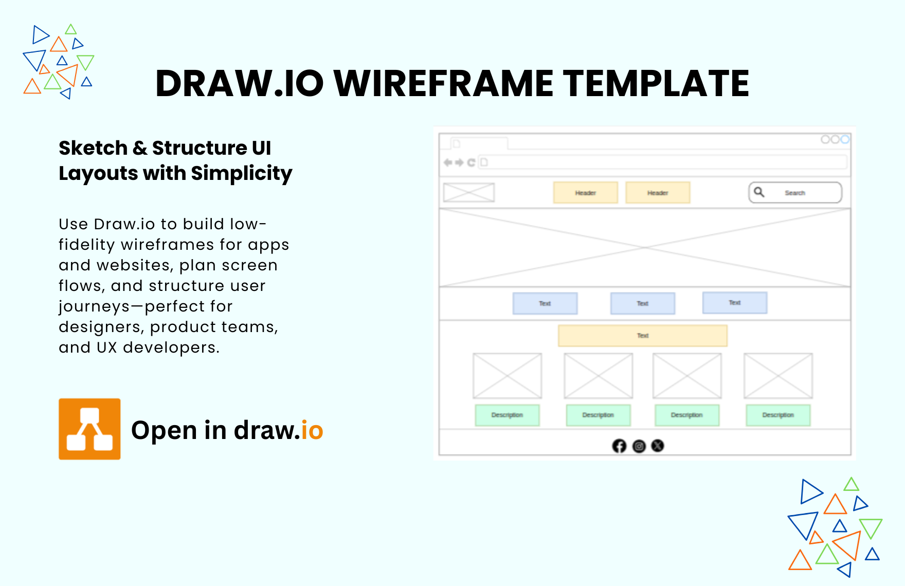 Free Wireframe Template In Canva To Download Template
