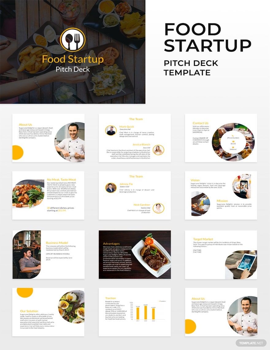 Restaurant Presentation Powerpoint PPT Templates Free Download 