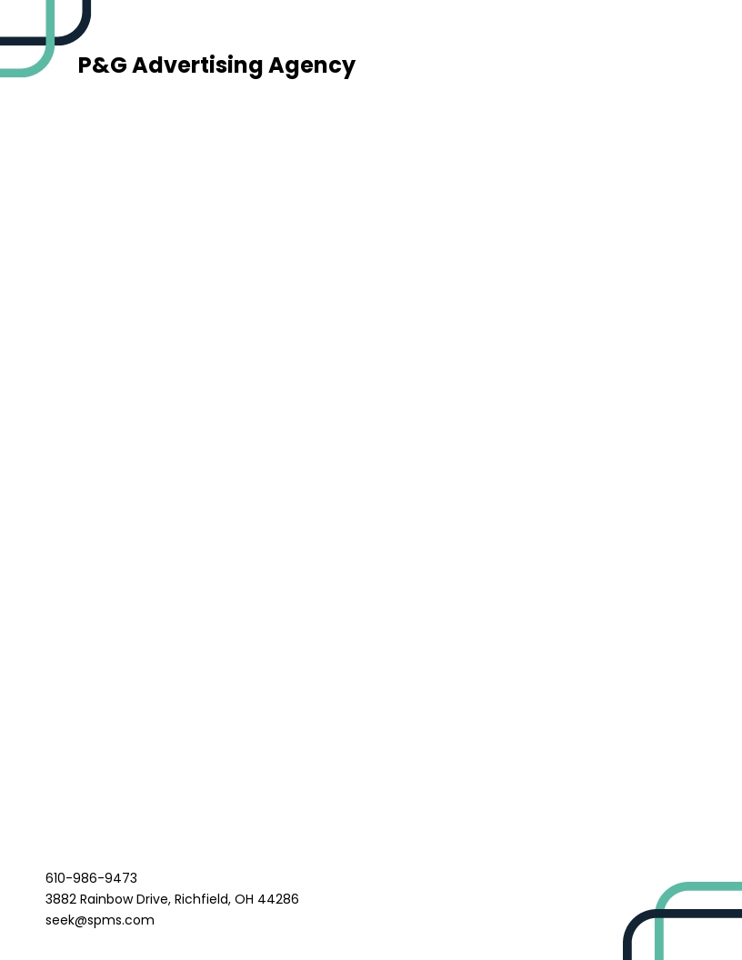 Professional Letterhead Template in Illustrator, Word, Apple Pages, PSD ...