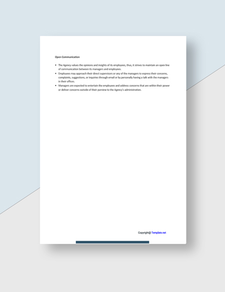Free Sample Advertising Agency Policy Template - Google Docs, Word ...