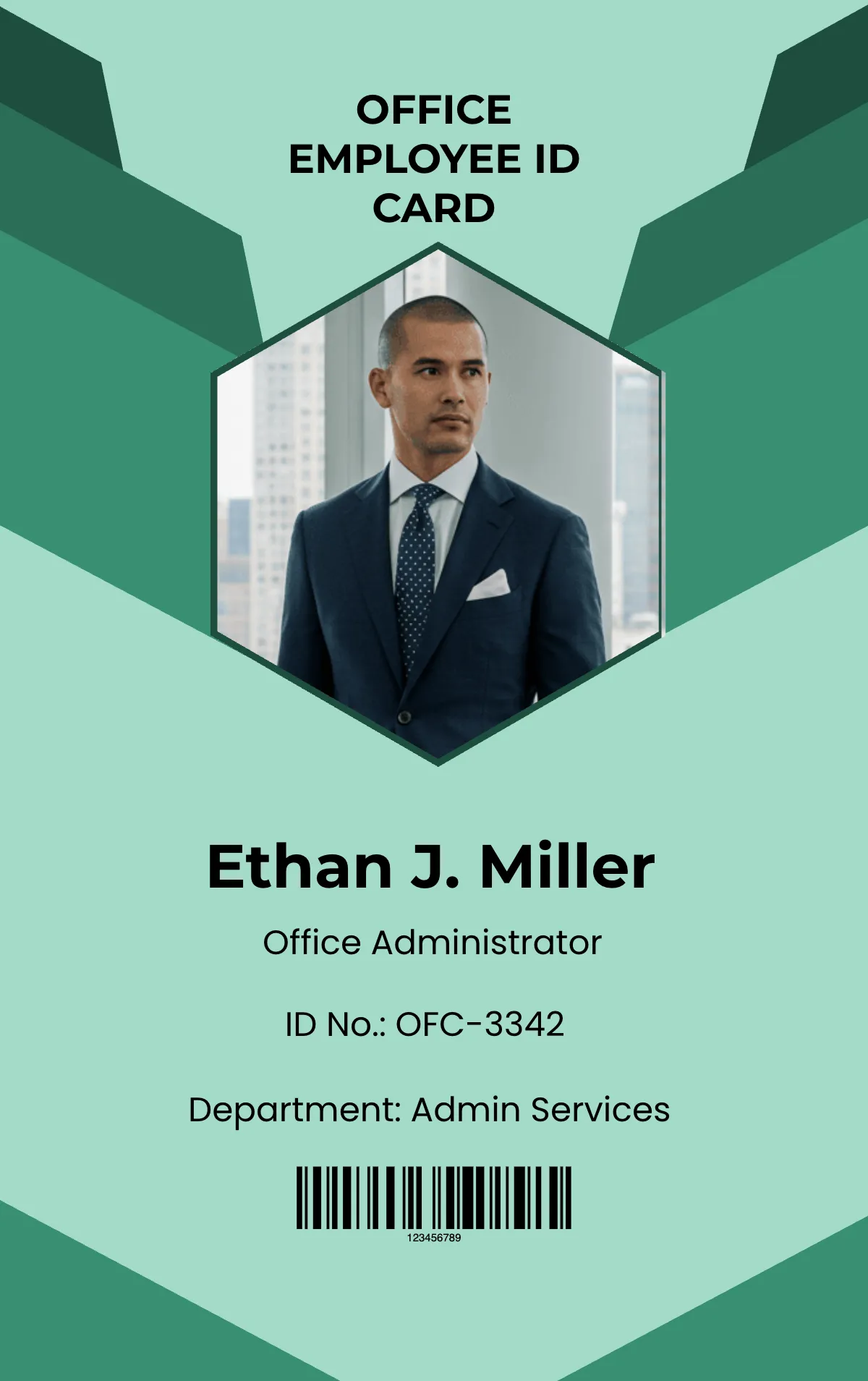 Free Employee ID Card Templates Editable And Printable Free Employee ID Card Templates Editable And Printable