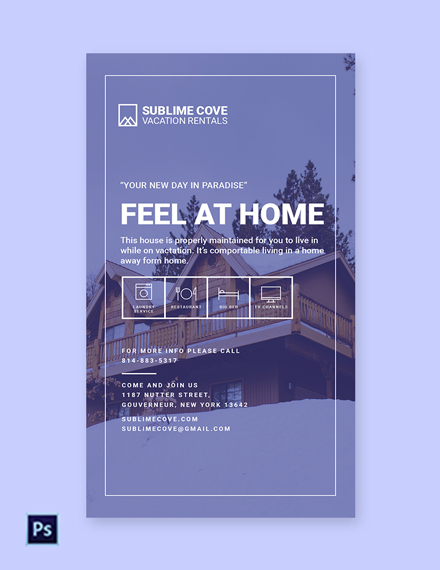 Free Vacation Rental Twitter Post Template - PSD | Template.net