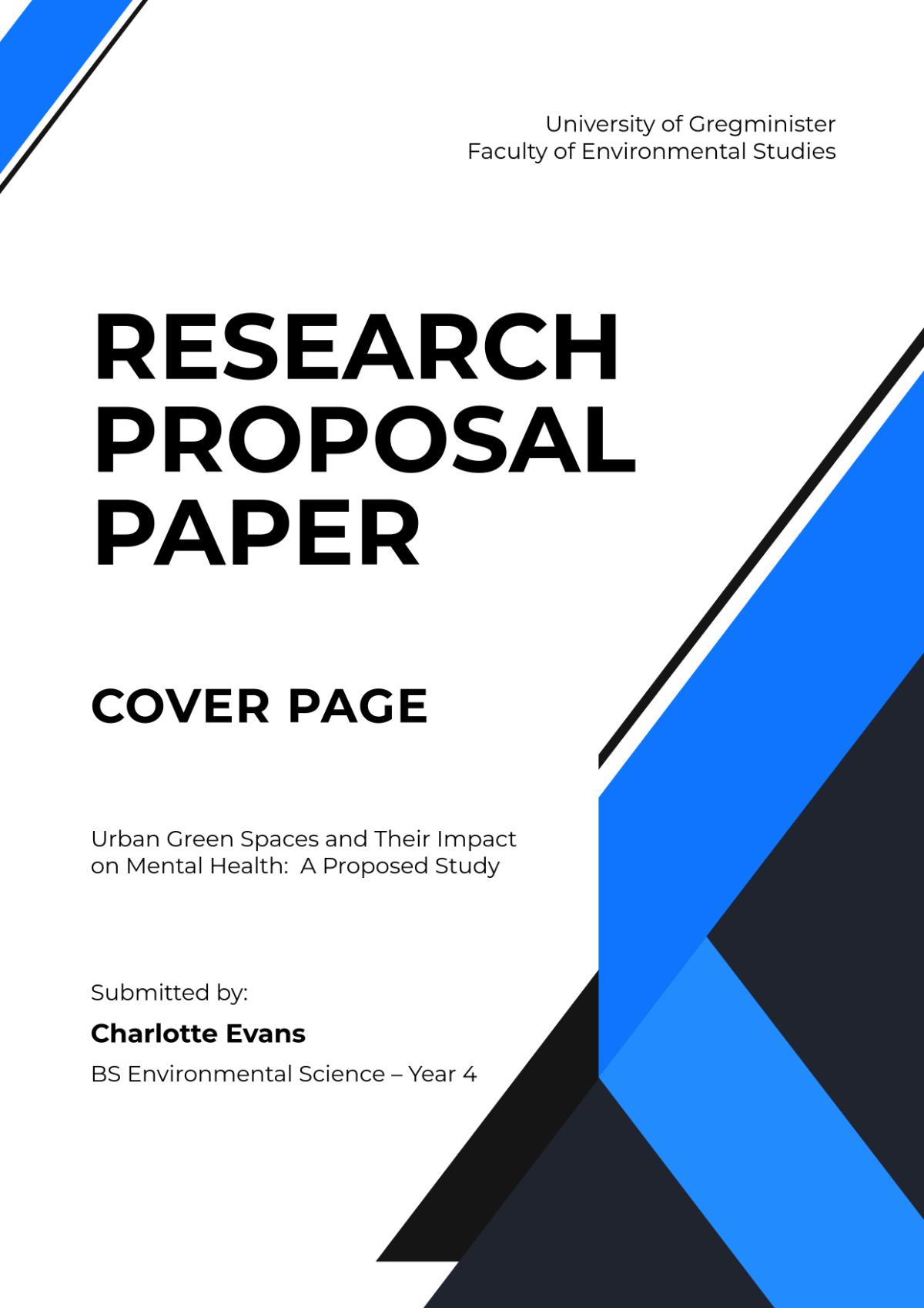 FREE Research Paper Cover Page Templates Edit Online Download