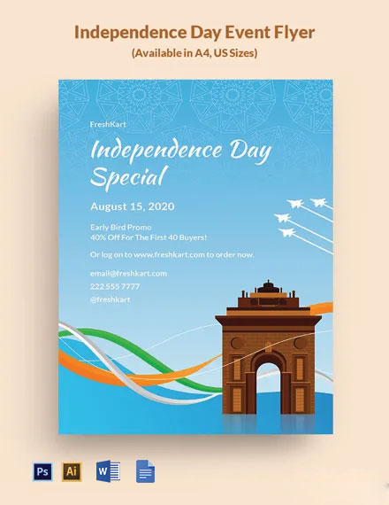Happy Independence Day Certificate Template [Free PDF] - Word | PSD ...