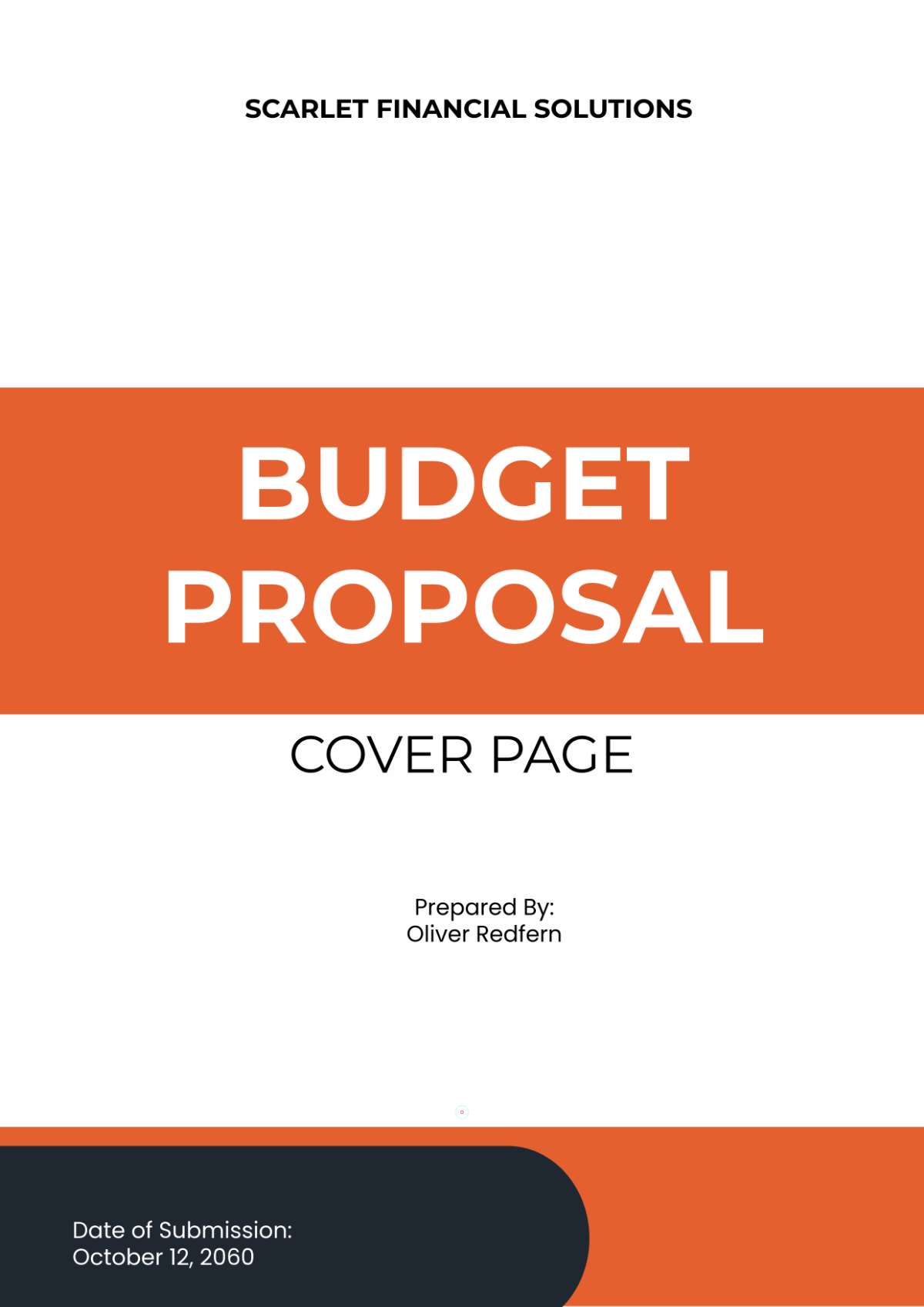 FREE Proposal Cover Page Templates Edit Online Download