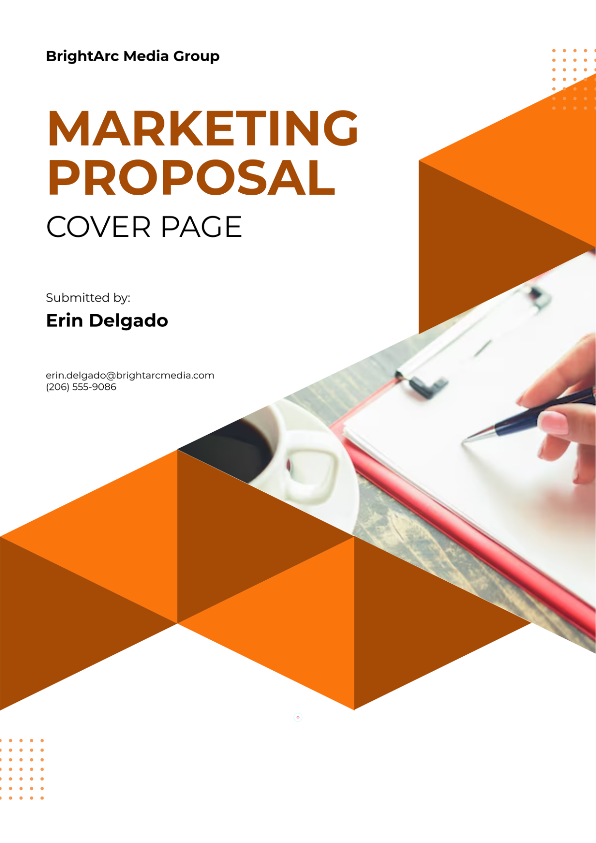 FREE Proposal Cover Page Templates Edit Online Download
