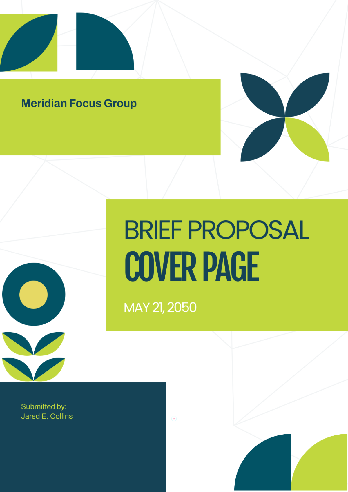 FREE Proposal Cover Page Templates Edit Online Download