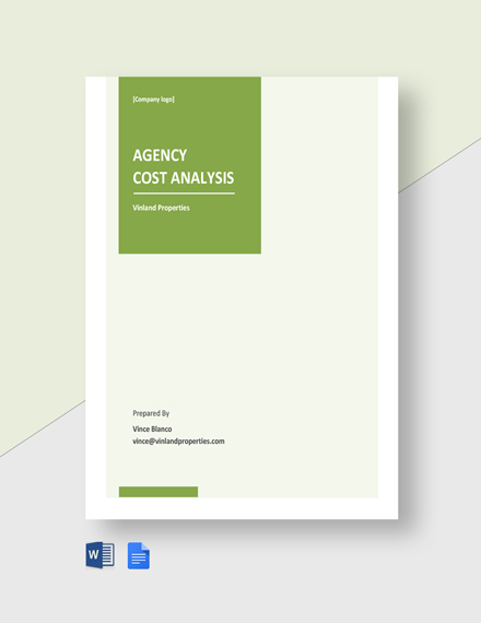 FREE Agency Analysis Template - Word | Google Docs