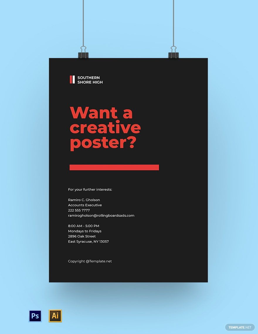 FREE Blank Poster Template Download In Word Google Docs PDF 