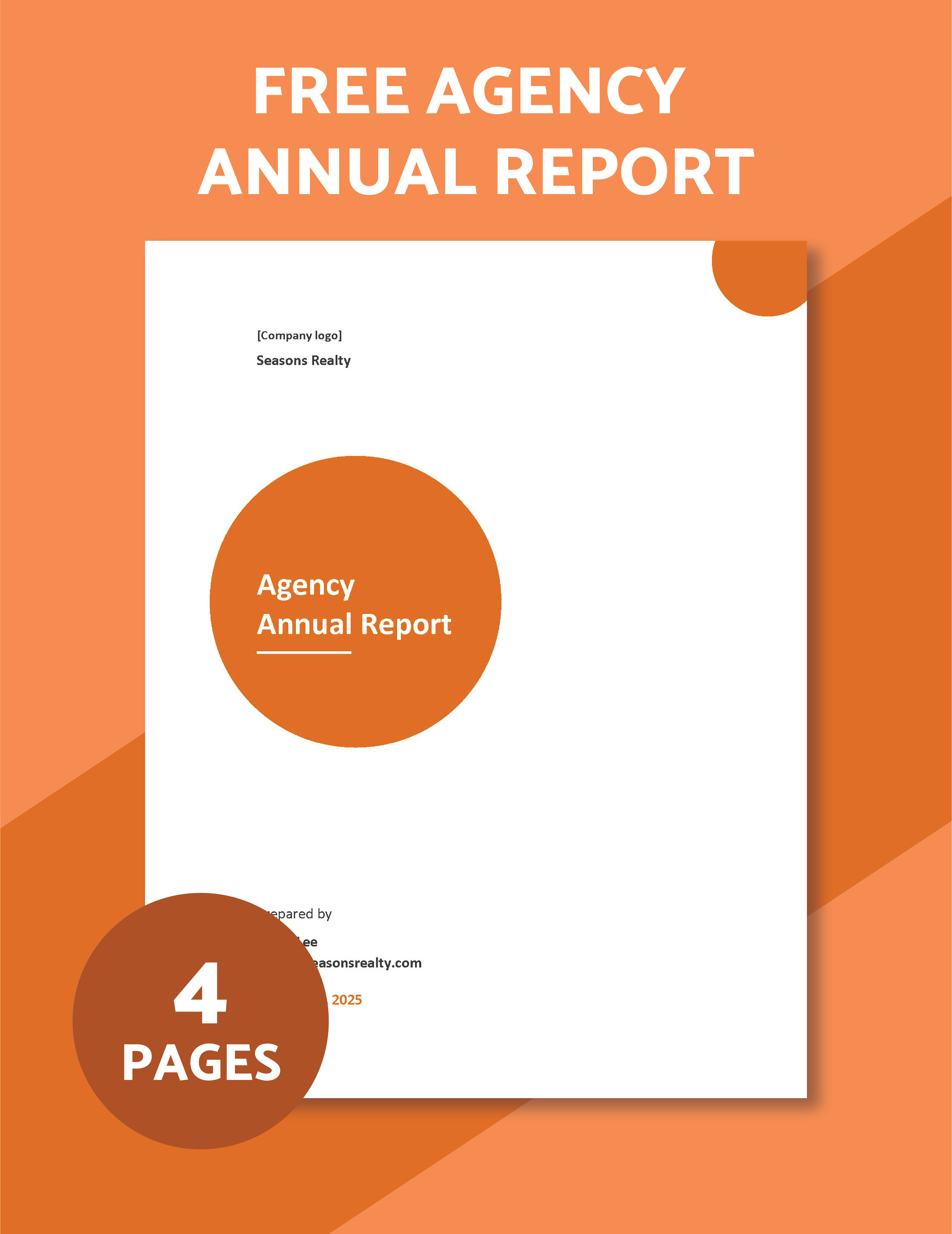 Free Advertising Agency Report Template - Google Docs, Word, Apple ...