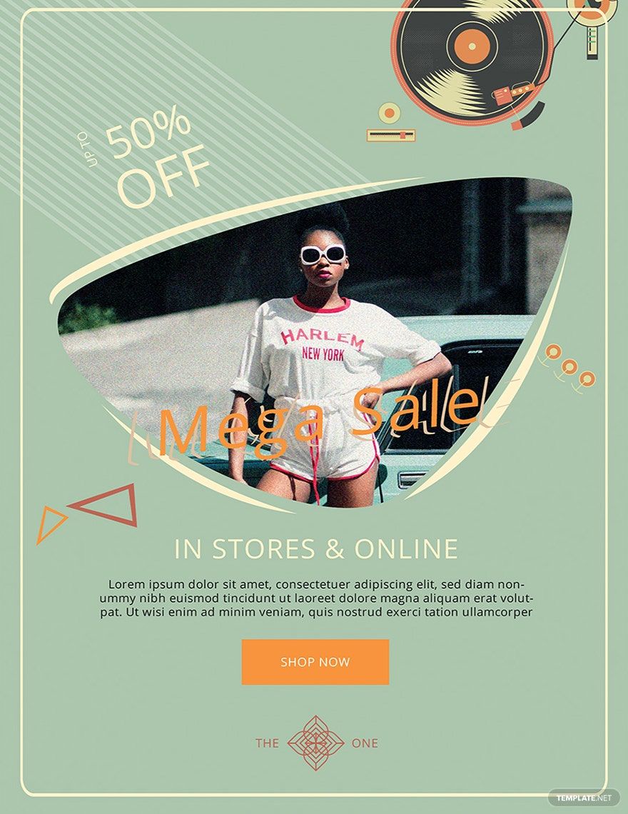 FREE Advertising Poster PDF Template Download Template