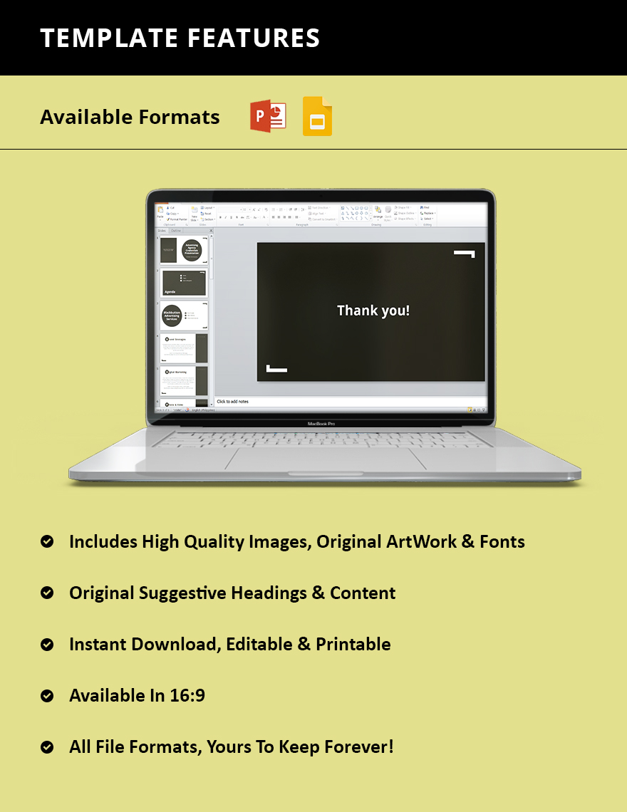 Free Advertising Agency Credentials Presentation Template - PowerPoint ...
