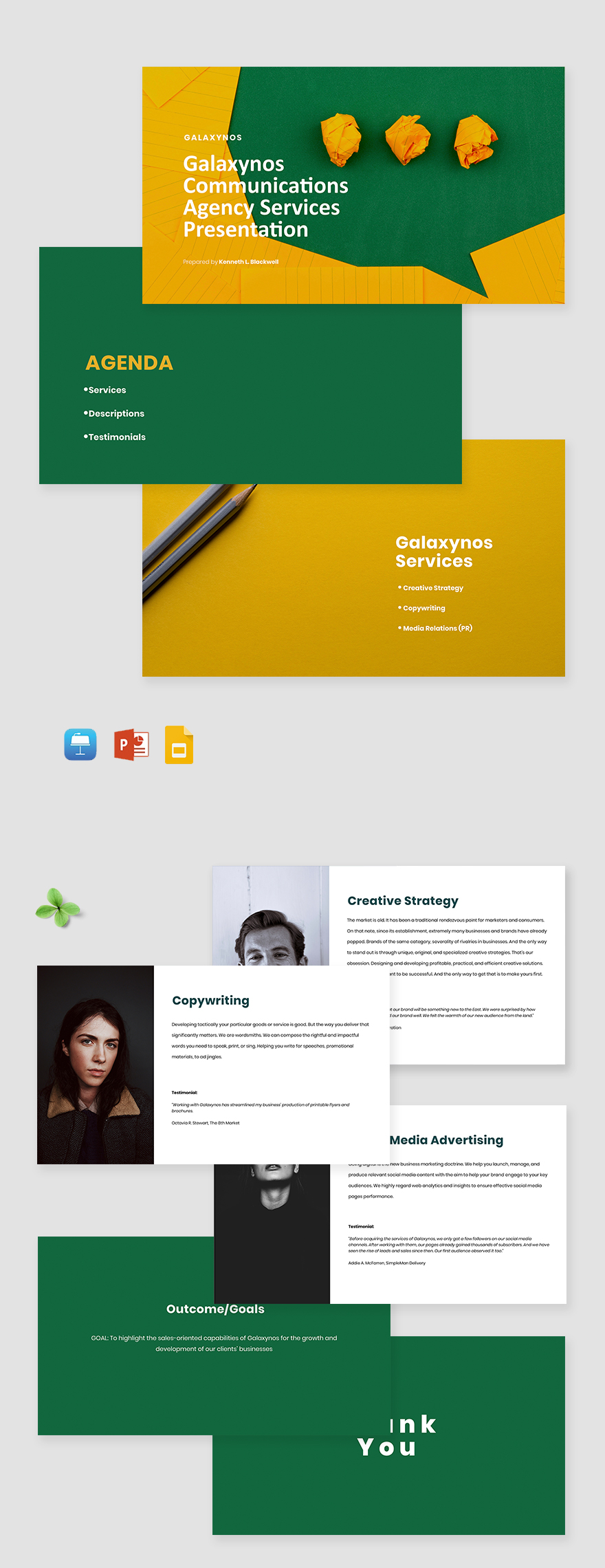 Agency Introduction Presentation Template - PowerPoint | Template.net