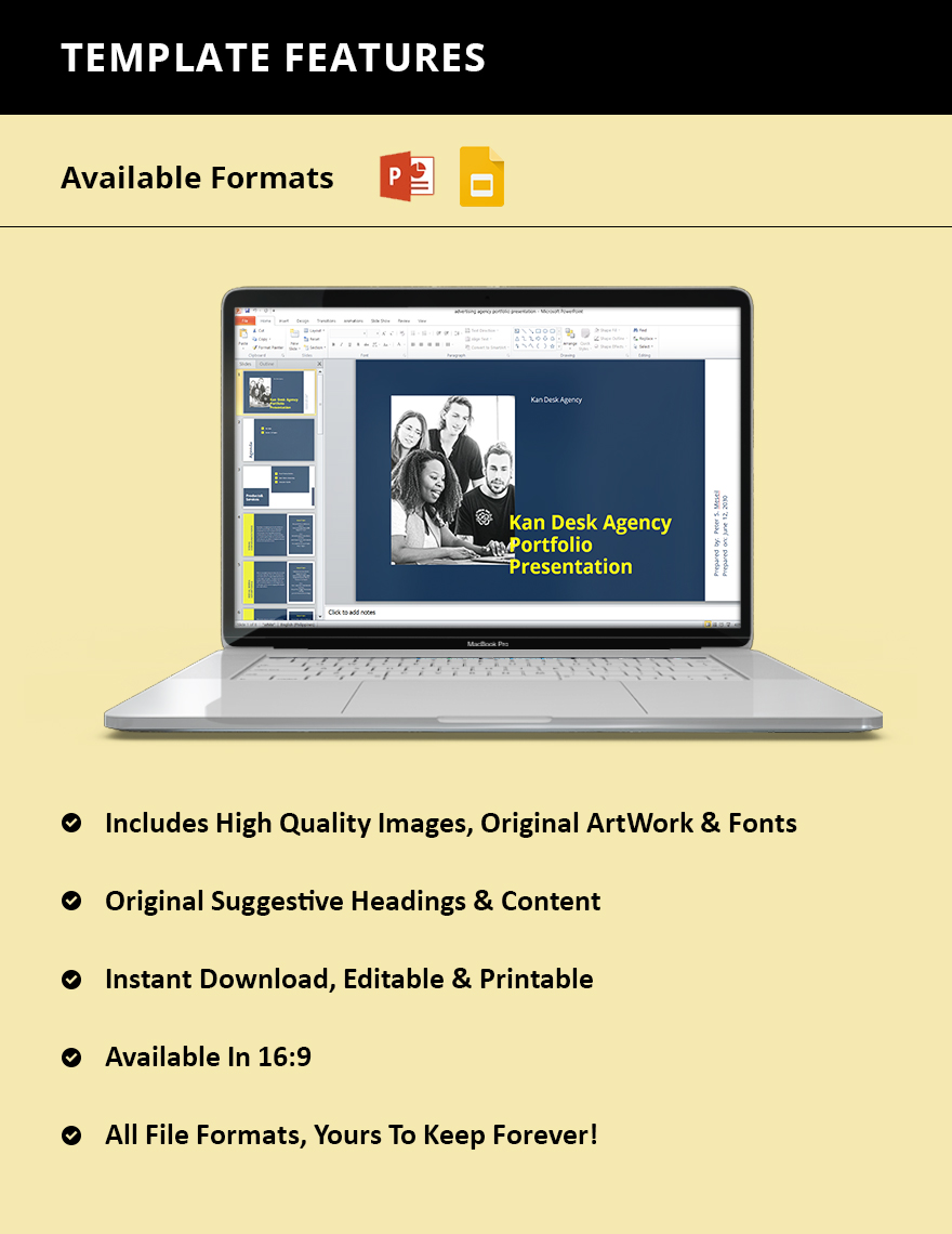 Advertising Agency Portfolio Presentation Template - Google Slides ...