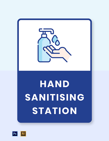 Free Hand Washing Station Label Template - Download in Illustrator, PSD ...