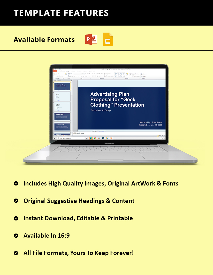 Free Creative Agency Presentation Template Powerpoint Template Net