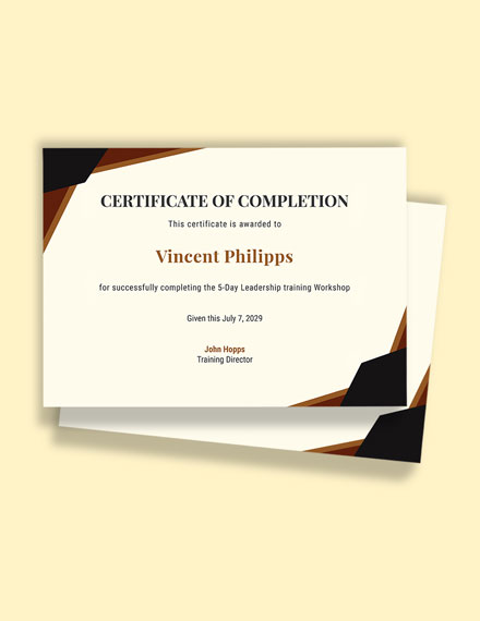 5 Project Completion Certificate Templates Free Downloads Template