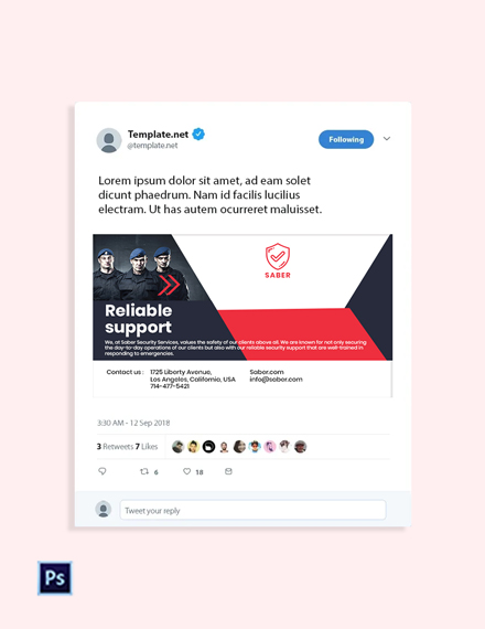 Twitter Template For Microsoft Word