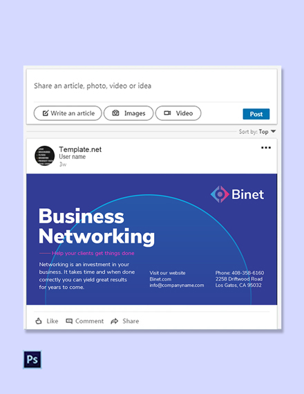 Business Networking Whatsapp Post Template - Download in PSD | Template.net