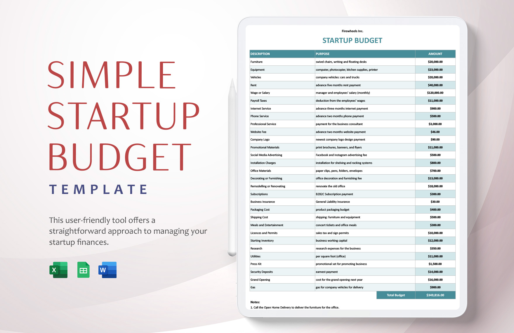 Free Food Budget Templates Editable And Printable