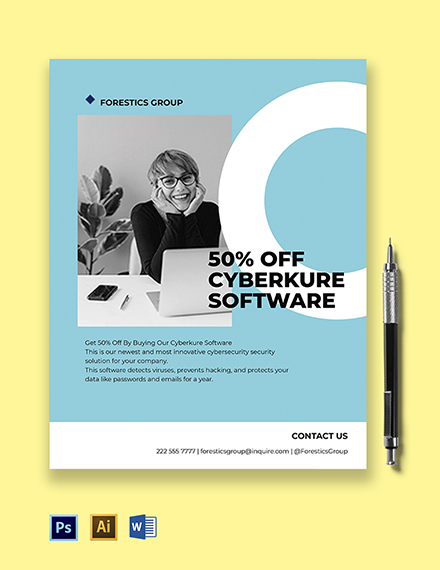 Future Startup Flyer Template [Free JPG] - Illustrator, Word, Apple ...