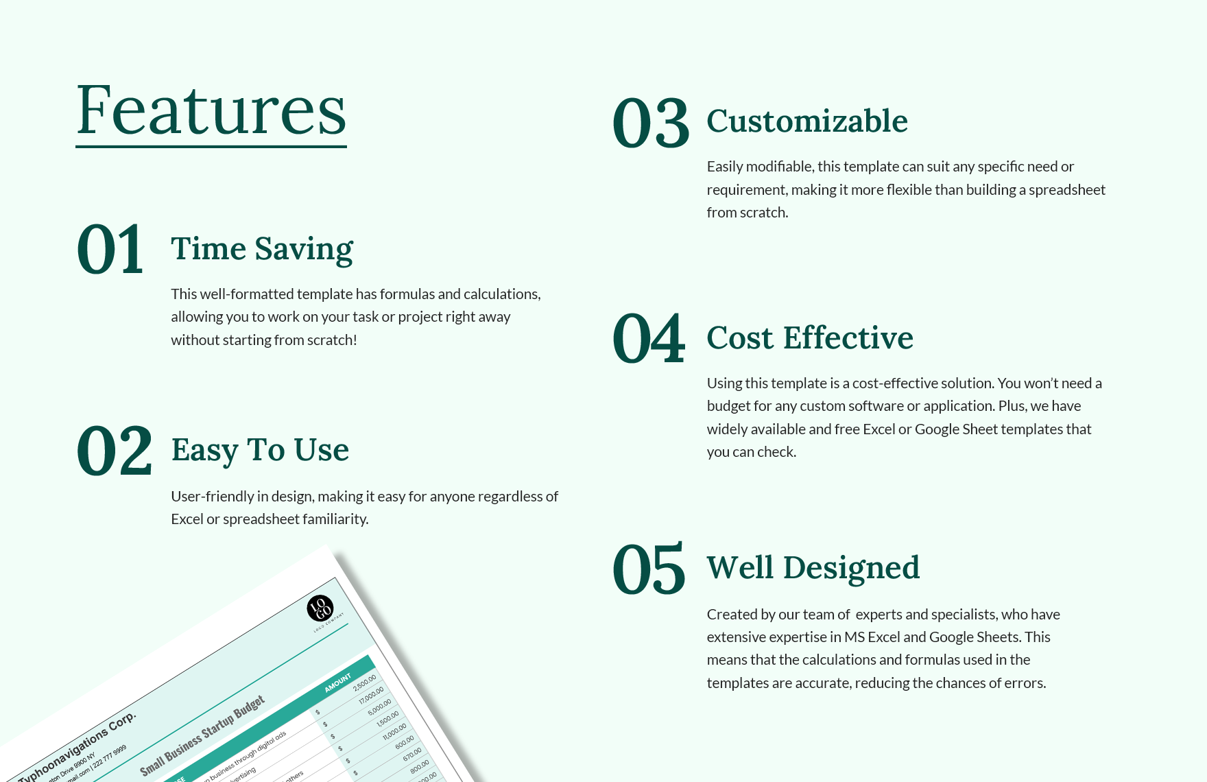 Small Business Startup Budget Template - Word, Google Docs, Excel ...