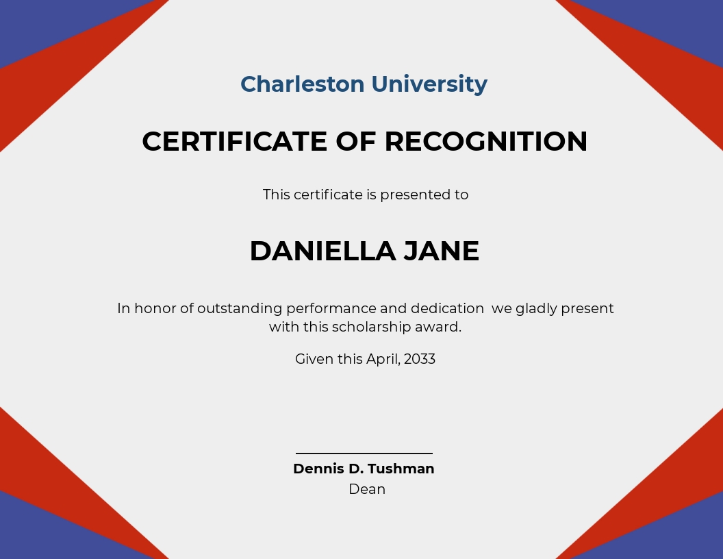 Scholarship Certificate Template Word Template scholarship-certificate-template-word-template