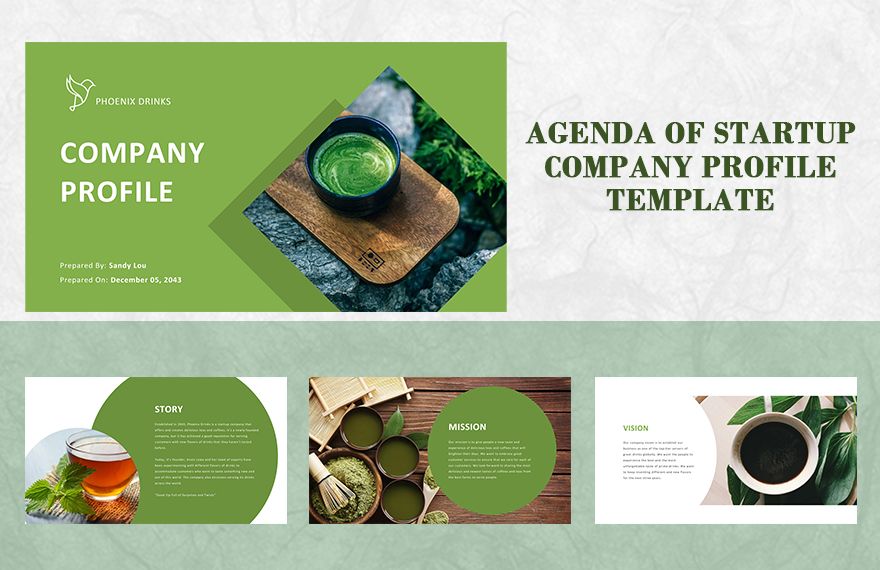 Startup Company Profile Presentation Template - PowerPoint | Template.net