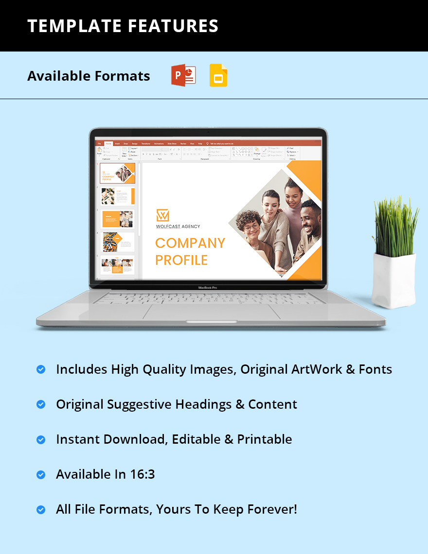 Startup Agency Company Profile Template - Download in PowerPoint ... Startup Agency Company Profile Template - Download in PowerPoint ...