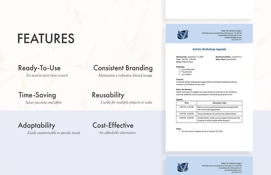 Workshop Agenda Template - Google Docs, Word, Apple Pages | Template.net