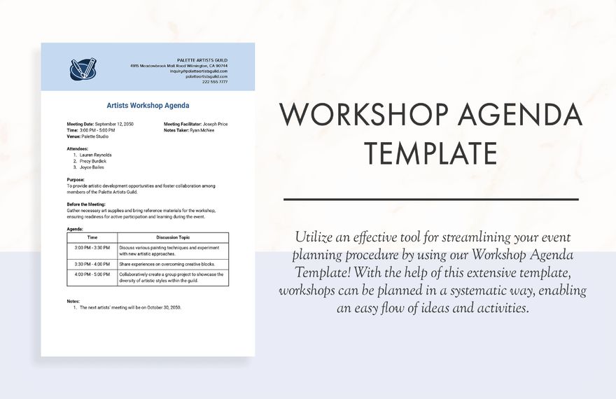 Sample Agenda Templates - Documents, Design, Free, Download | Template.net