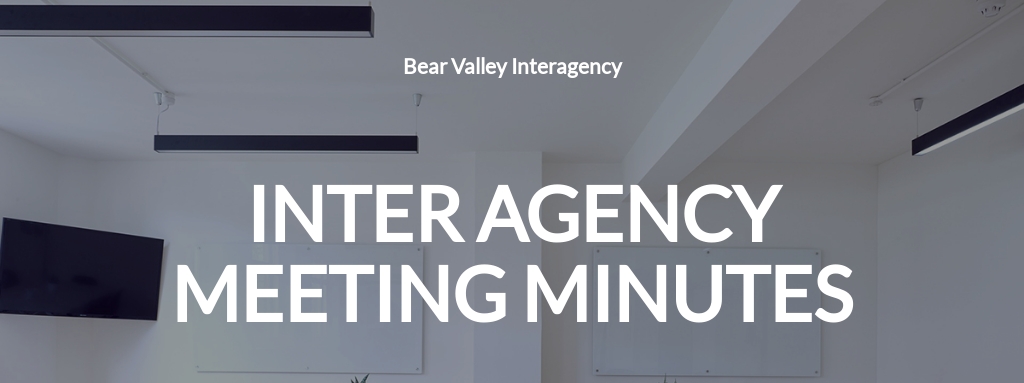 Agency Meeting Minutes Template - Word | Template.net