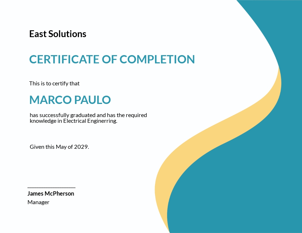 Graduation Certificate Template - Google Docs, Word | Template.net